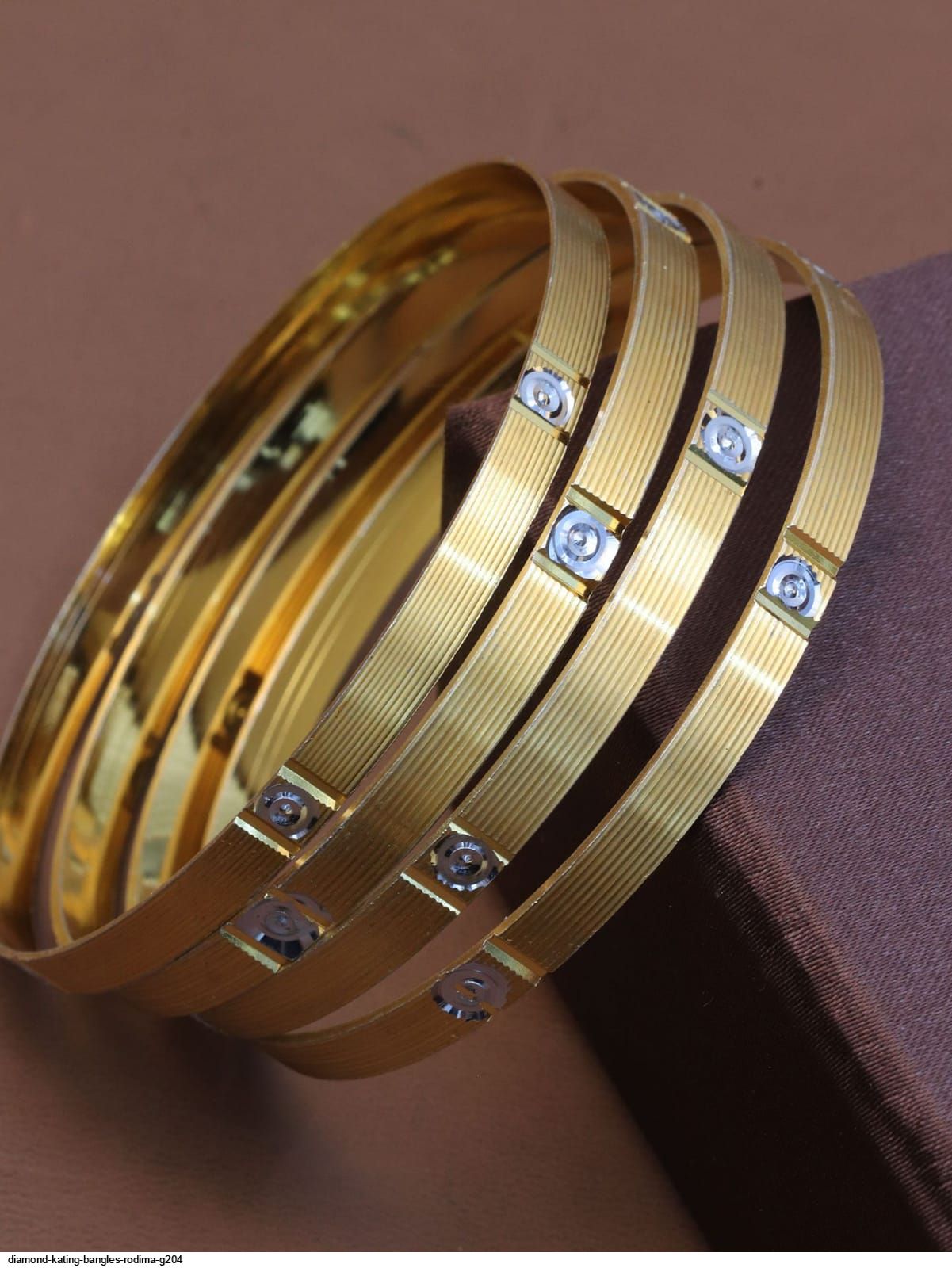 diamond kating bangles rodima g204