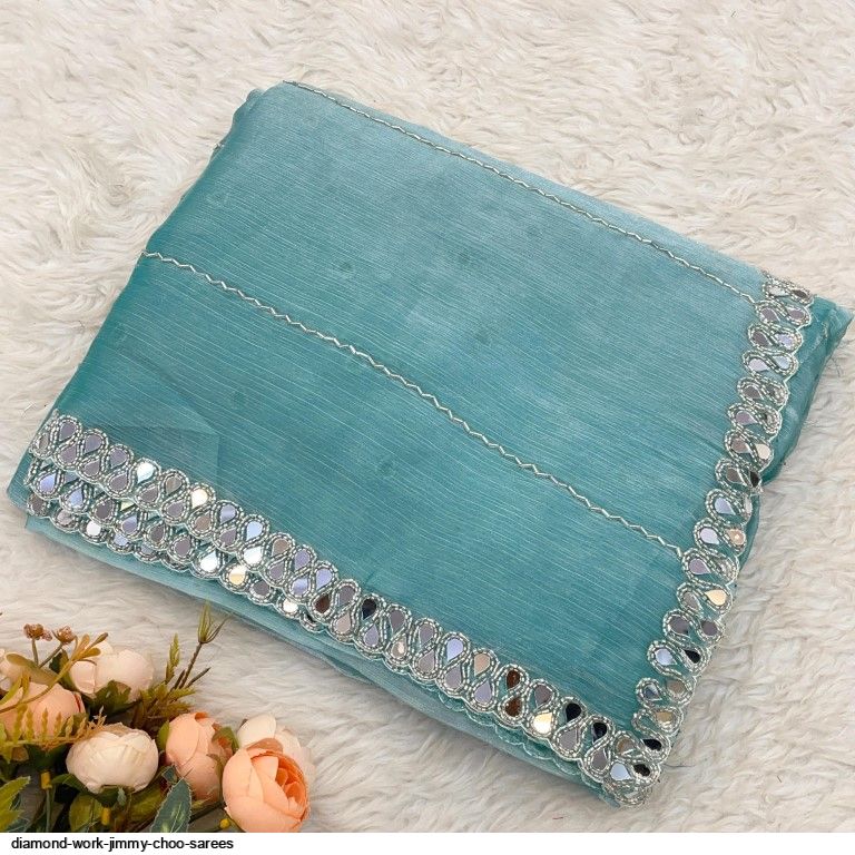 Diamond Work Jimmy Choo Sarees