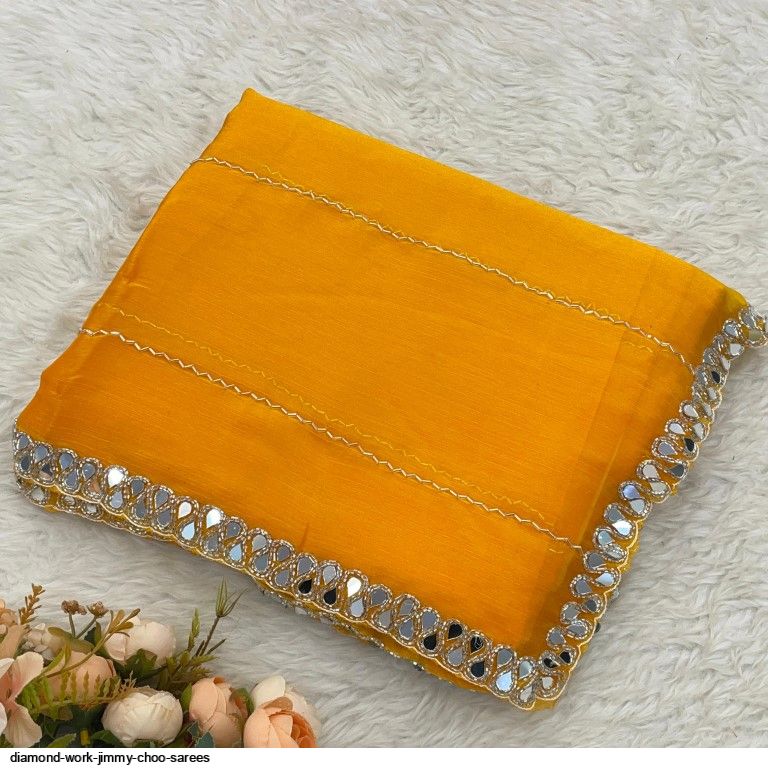 Diamond Work Jimmy Choo Sarees