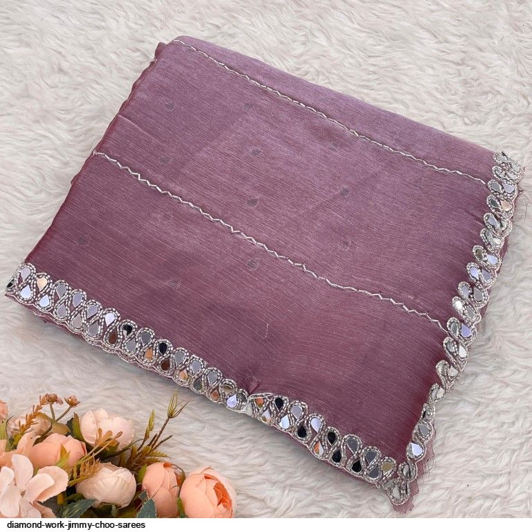 Diamond Work Jimmy Choo Sarees