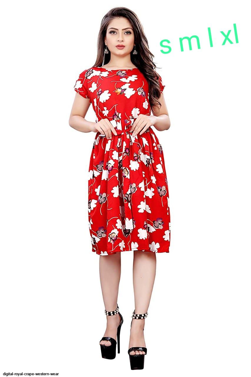 digital Royal Crape western wear