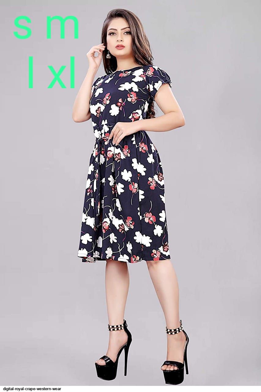 digital Royal Crape western wear