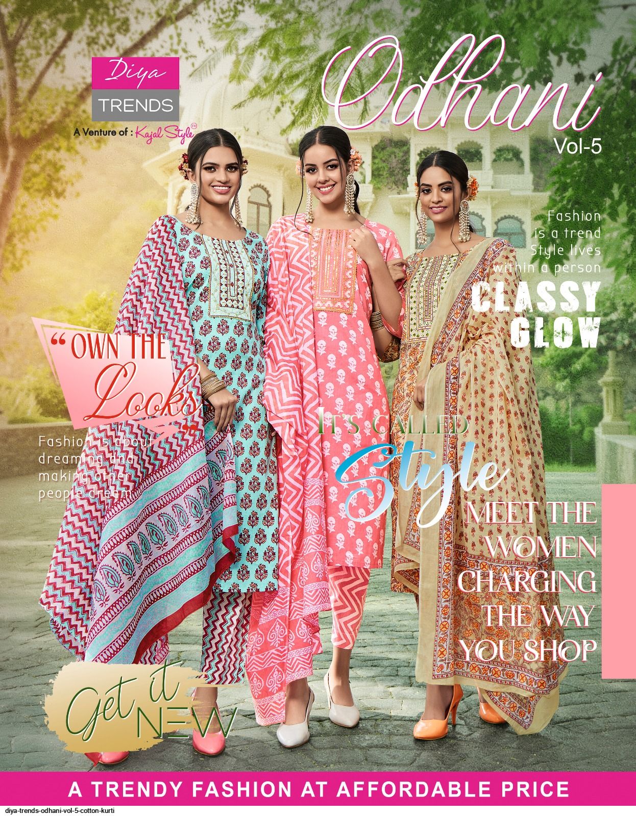 Diya Trends ODHANI VOL 5 COTTON kurti