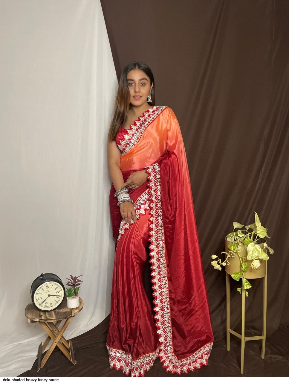 DOLA SHADED HEAVY FANCY SAREE