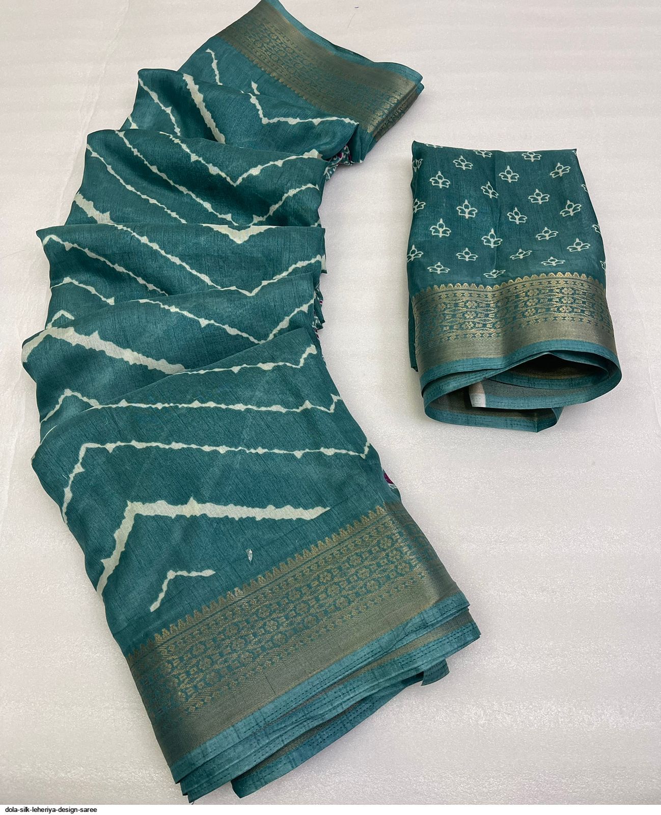 DOLA SILK LEHERIYA DESIGN SAREE