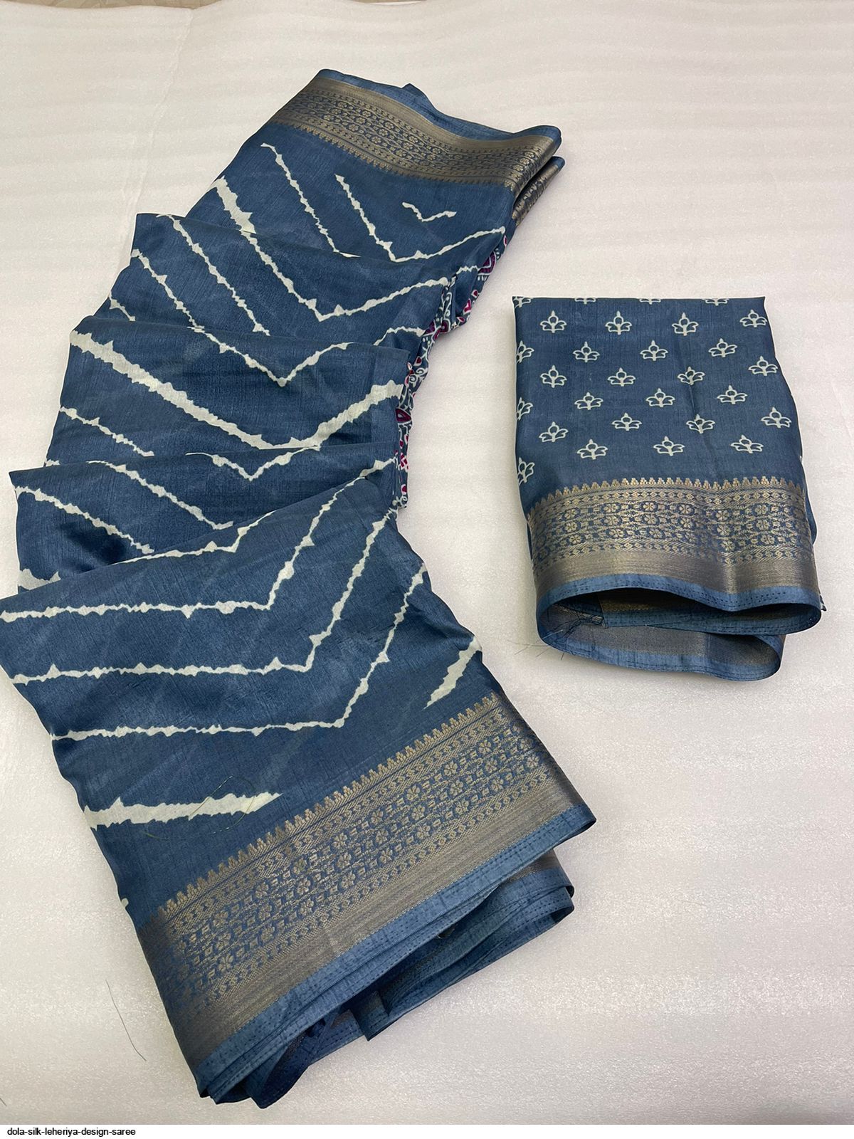 DOLA SILK LEHERIYA DESIGN SAREE