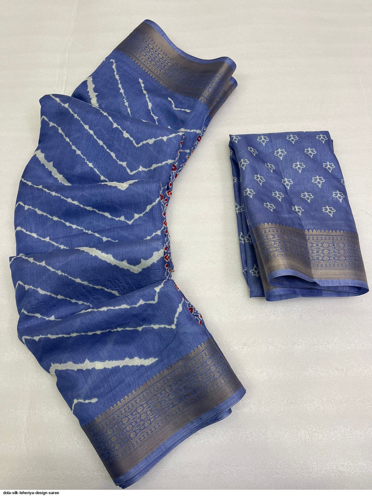 DOLA SILK LEHERIYA DESIGN SAREE