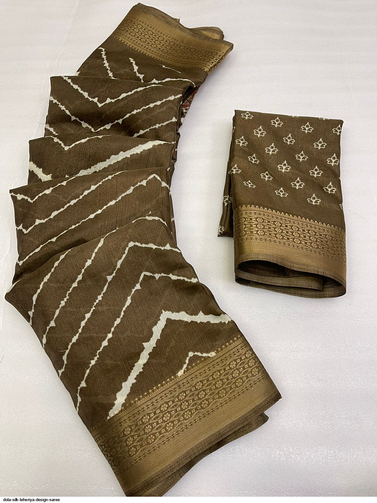 DOLA SILK LEHERIYA DESIGN SAREE