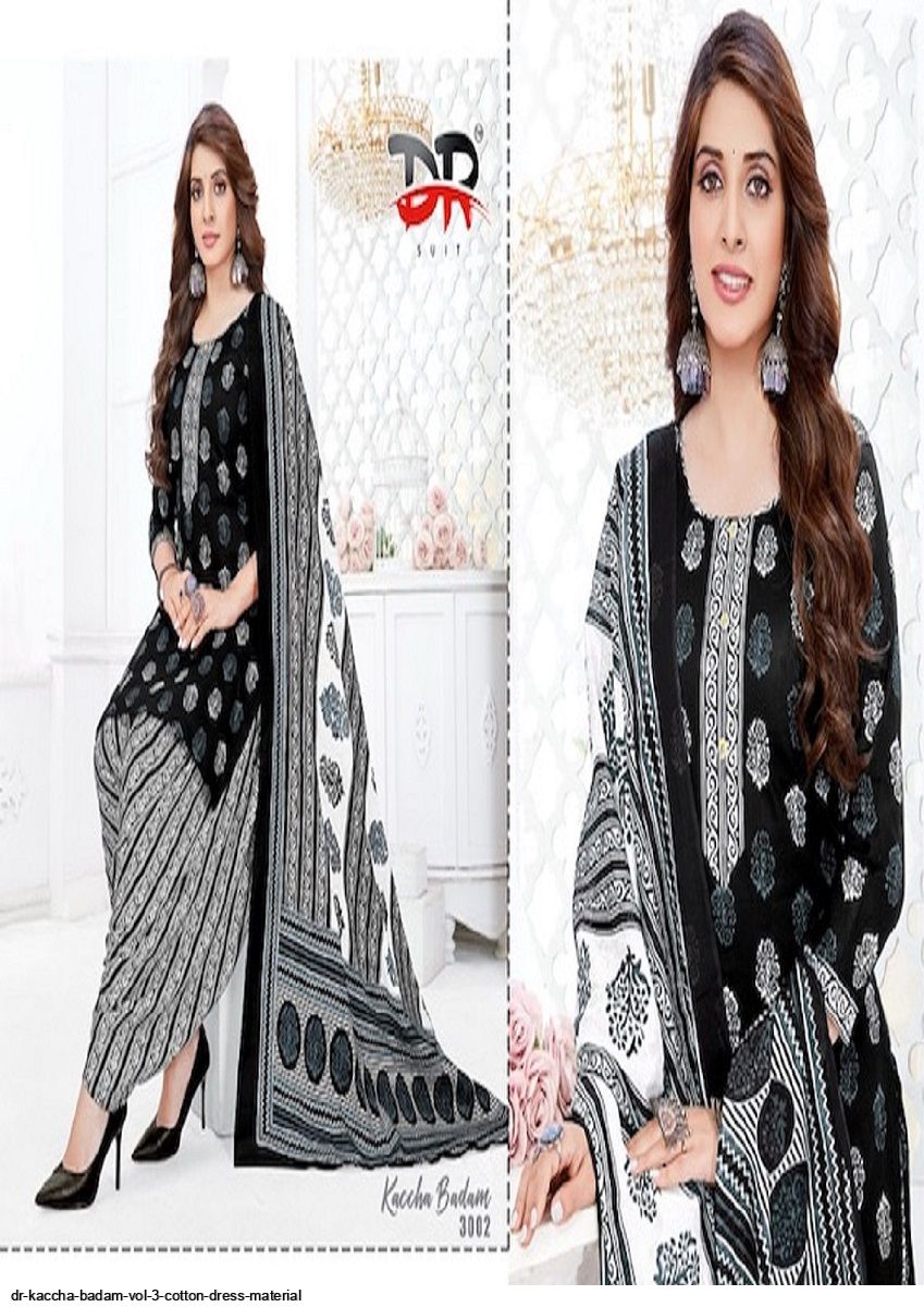DR Kaccha Badam Vol 3 COTTON DRESS MATERIAL