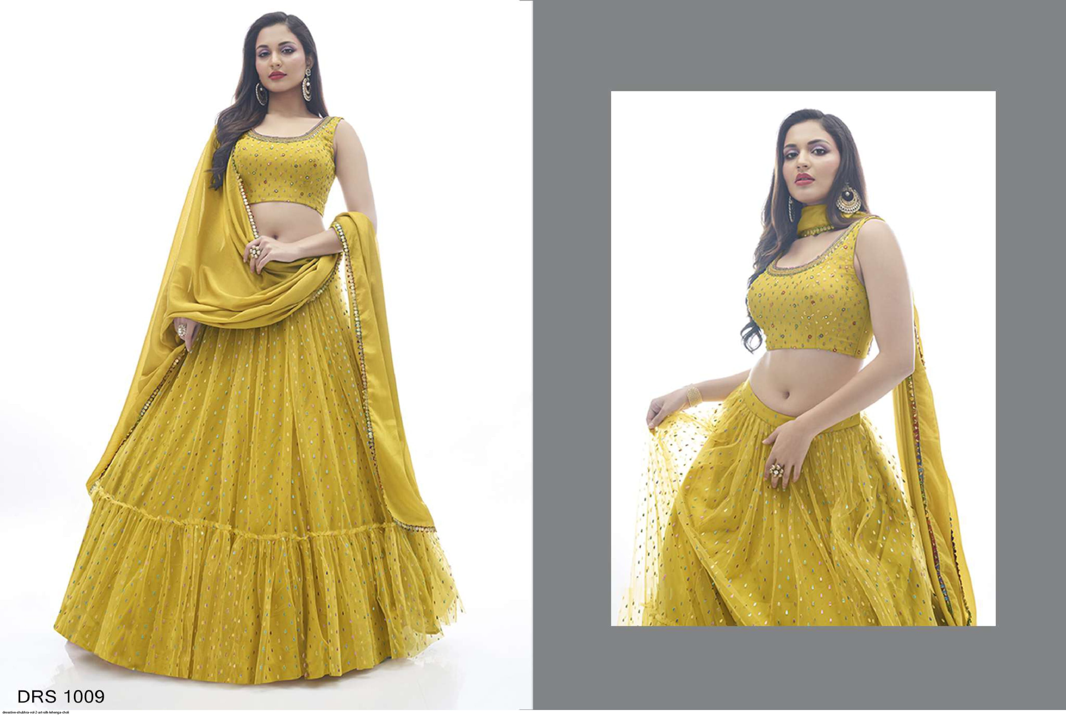 dresstive shubhra vol 2 art silk lehenga choli