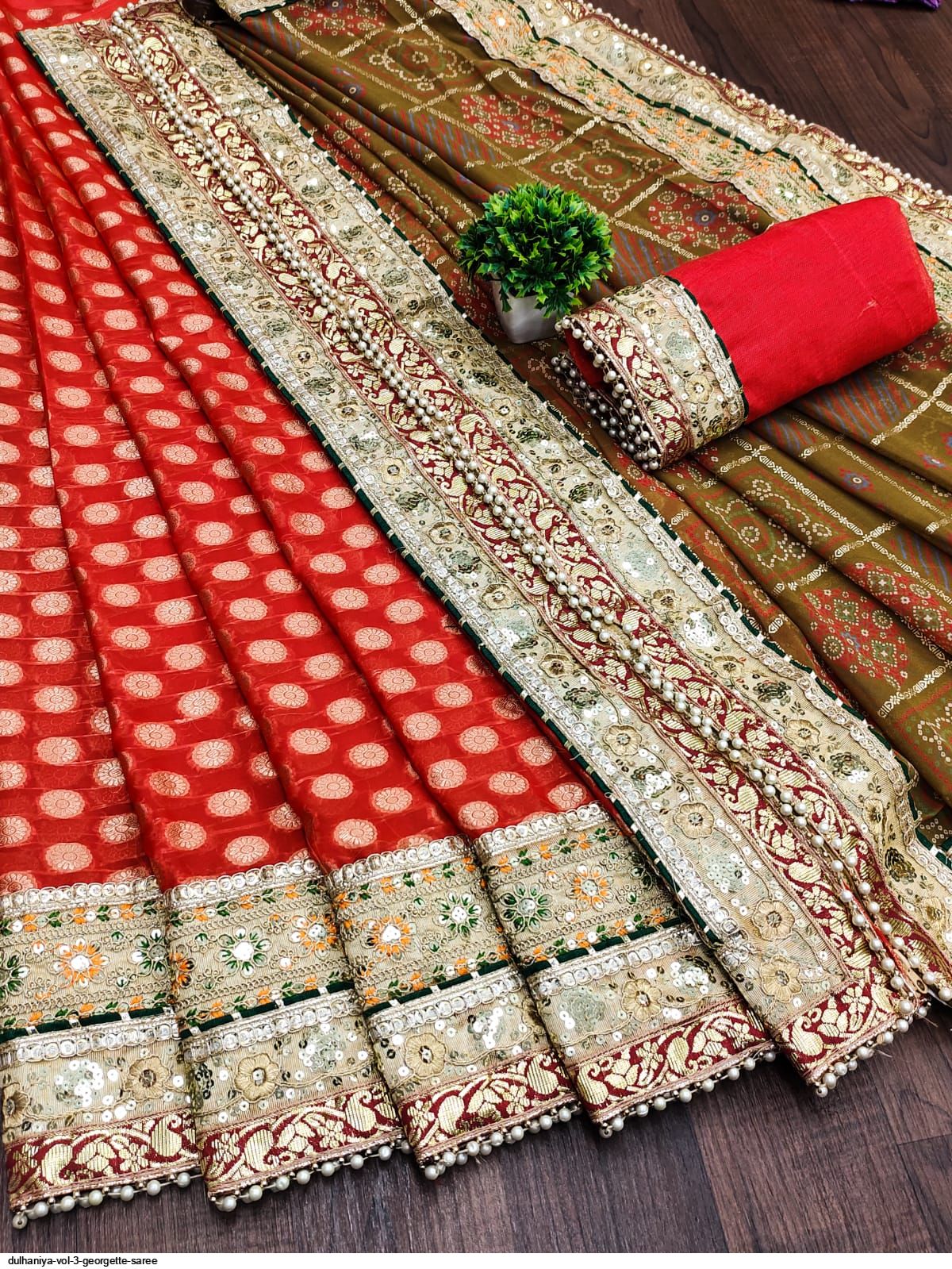 DULHANIYA VOL 3 GEORGETTE SAREE