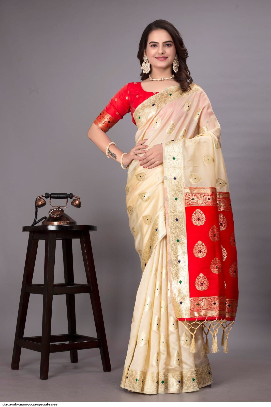 DURGA SILK ONAM POOJA SPECIAL SAREE