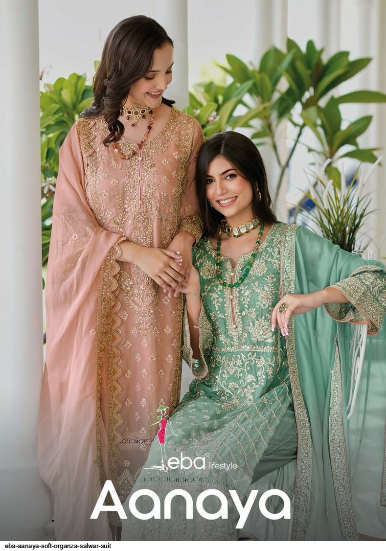 EBA AANAYA SOFT ORGANZA SALWAR SUIT