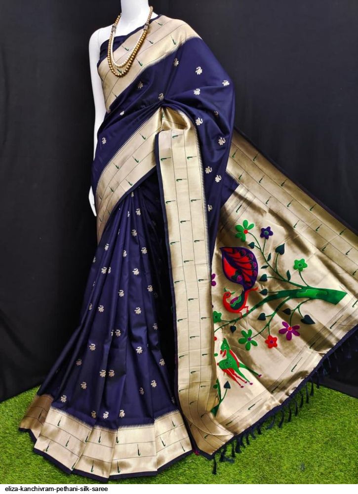 ELIZA KANCHIVRAM PETHANI SILK SAREE