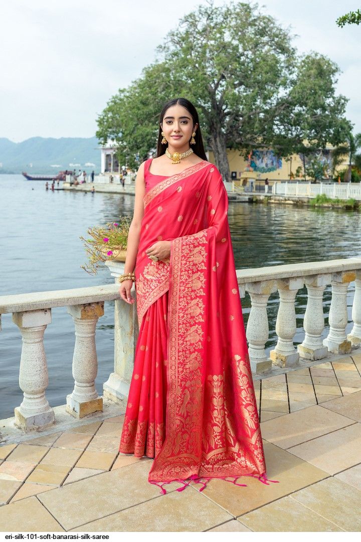 ERI SILK 101 soft banarasi silk saree