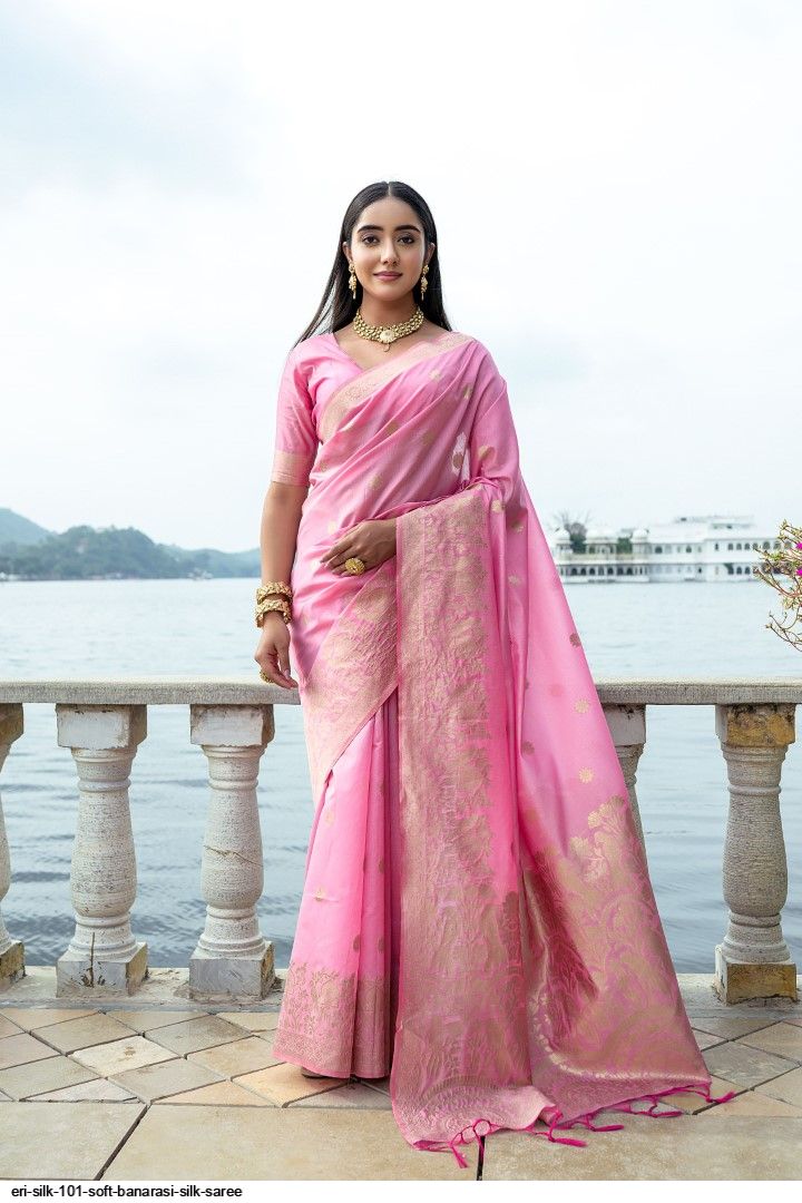 ERI SILK 101 soft banarasi silk saree