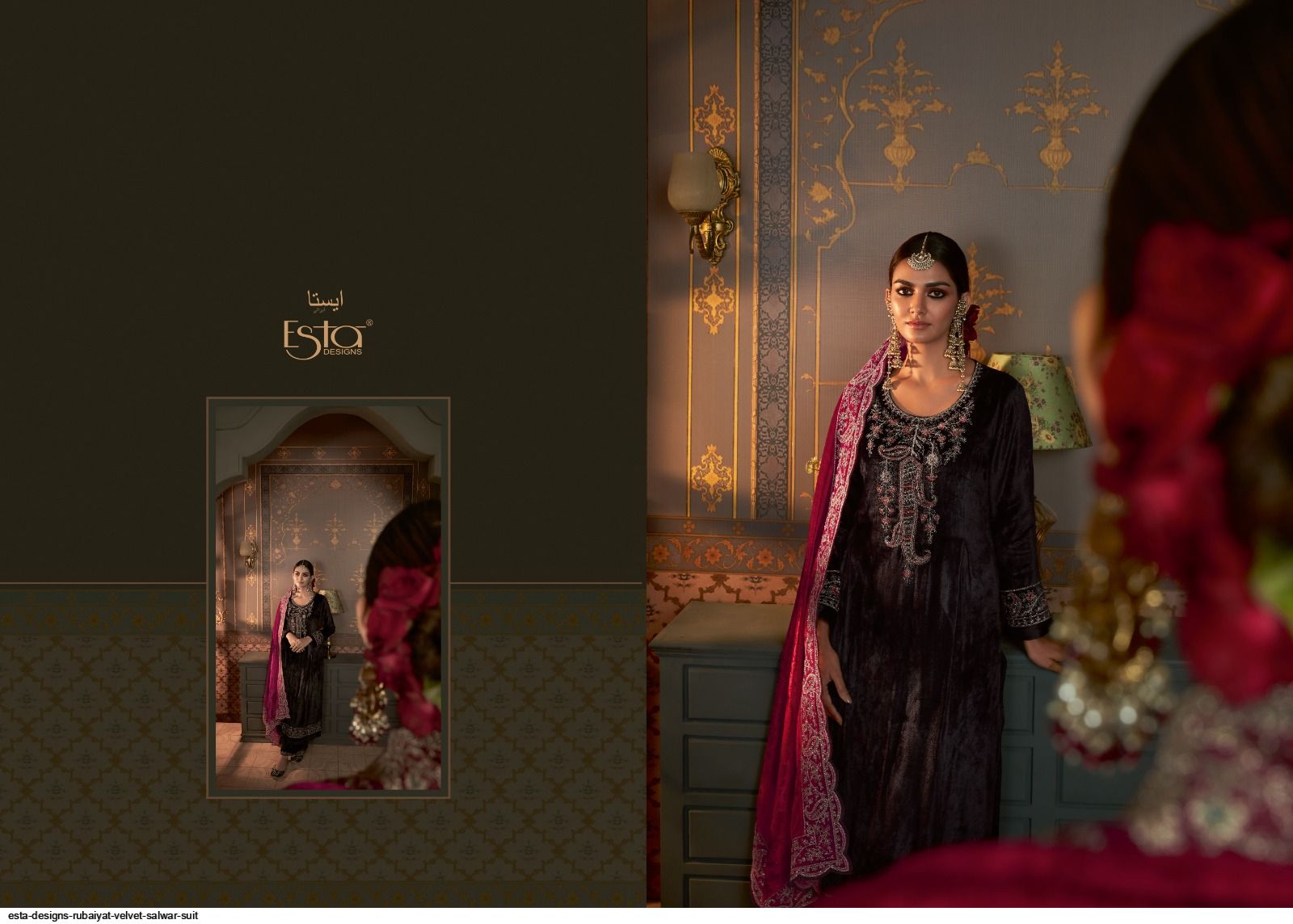 ESTA DESIGNS RUBAIYAT VELVET SALWAR SUIT