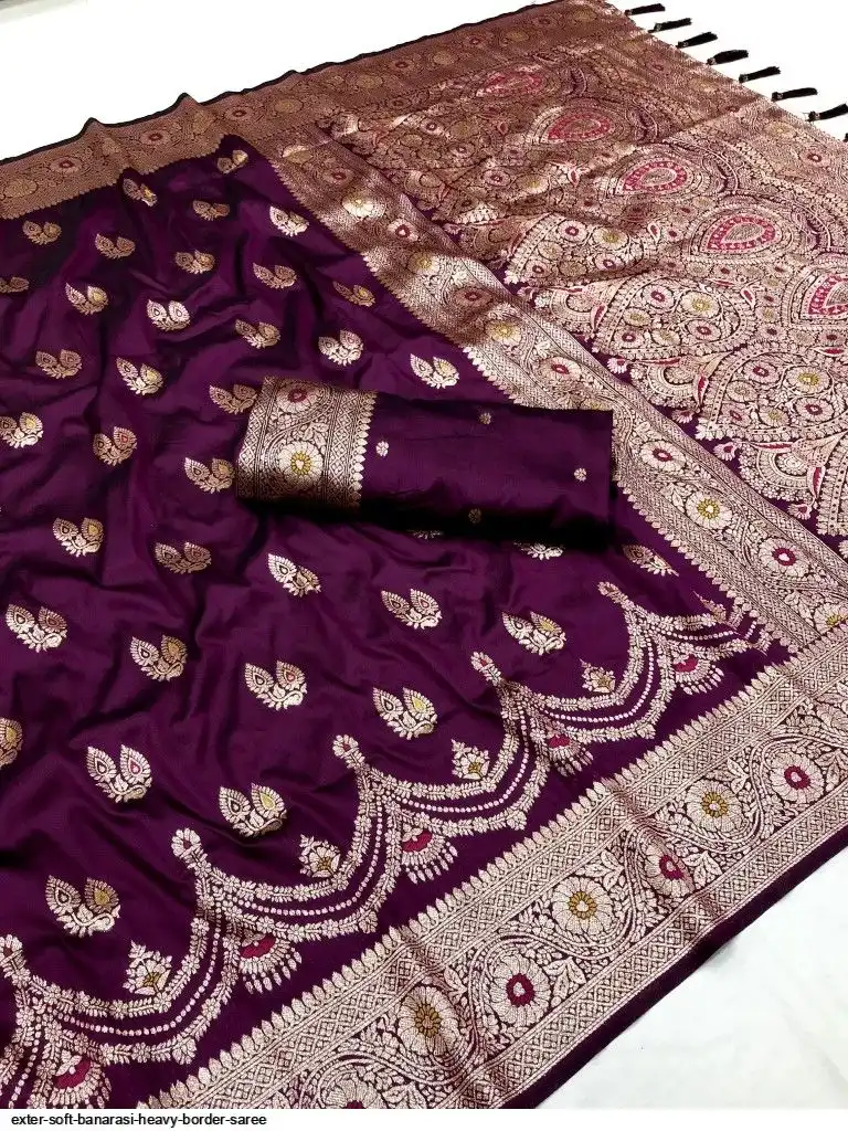 Exter Soft Banarasi heavy border SAREE