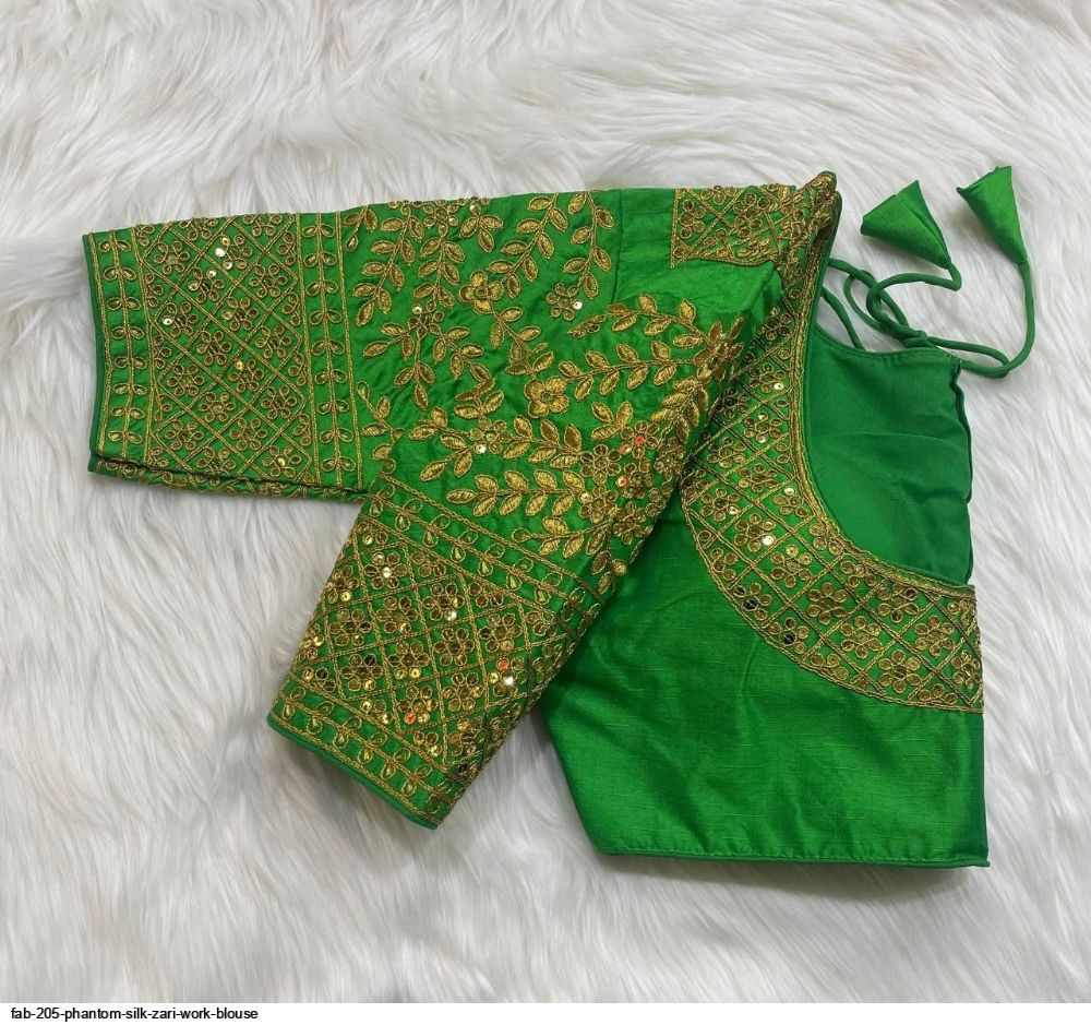 Fab 205 Phantom Silk Zari Work Blouse