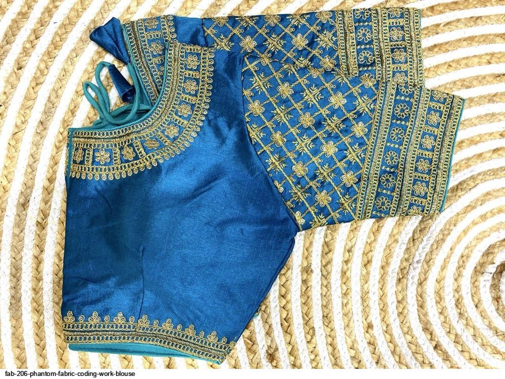 Fab 206 phantom fabric coding work blouse