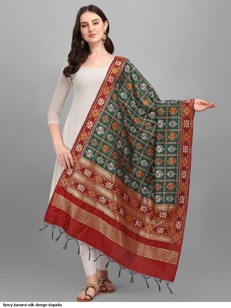 FANCY BANARSI SILK DESIGN DUPATTA