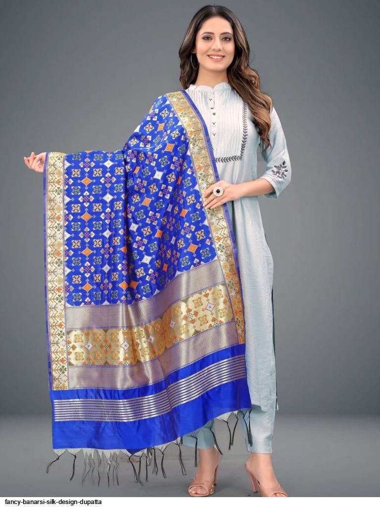 FANCY BANARSI SILK DESIGN DUPATTA