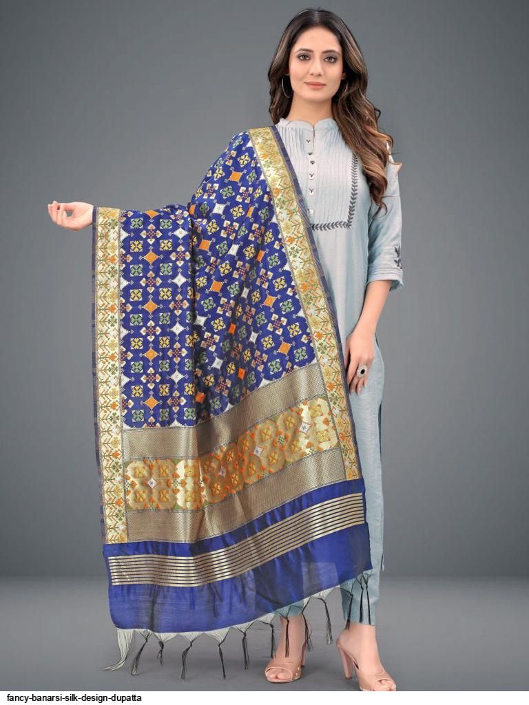 FANCY BANARSI SILK DESIGN DUPATTA