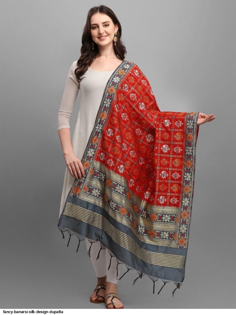 FANCY BANARSI SILK DESIGN DUPATTA