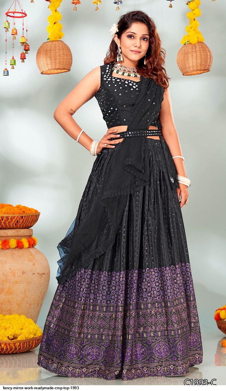 fancy-mirror-work-readymade-LEHENGA CHOLI-1993-C
