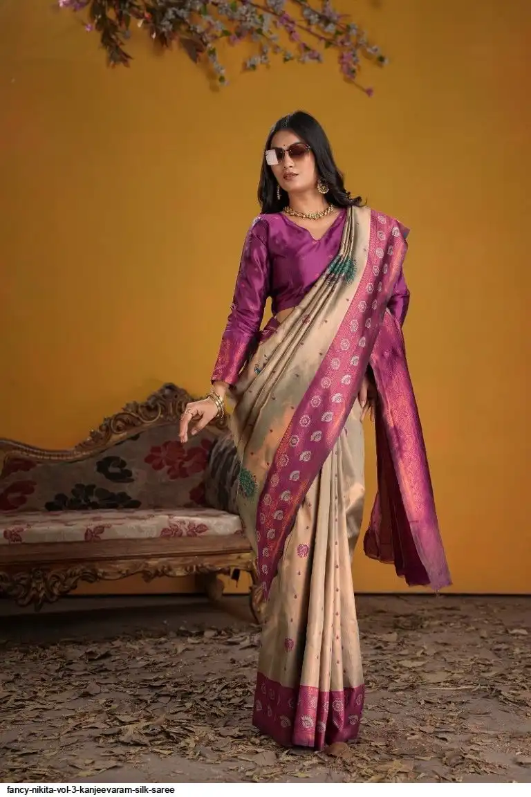 fancy NIKITA VOL 3 KANJEEVARAM SILK saree