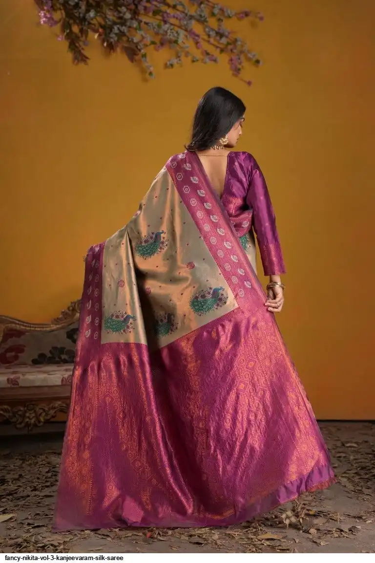 fancy NIKITA VOL 3 KANJEEVARAM SILK saree