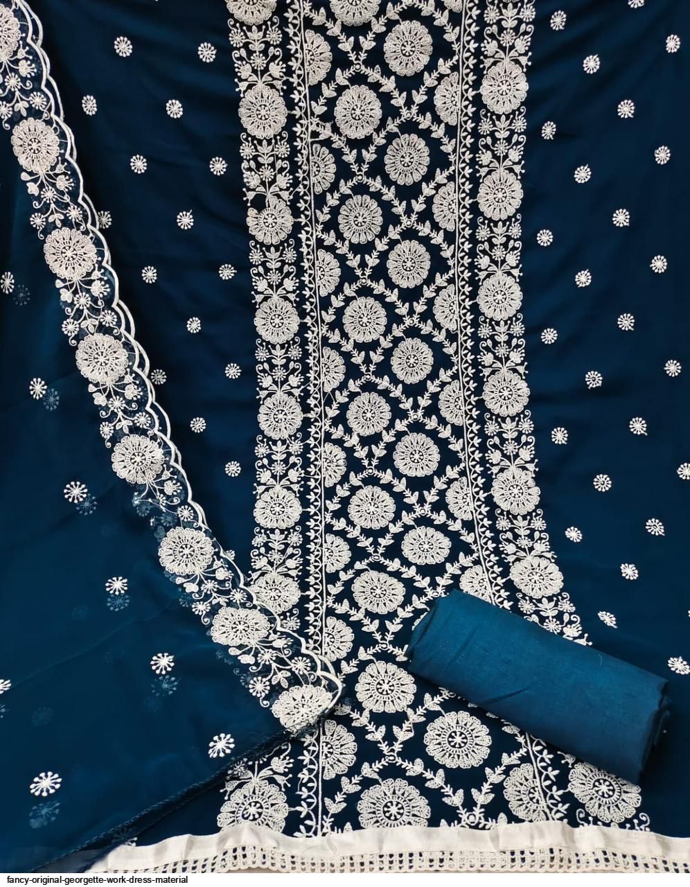 FANCY ORIGINAL GEORGETTE WORK DRESS MATERIAL