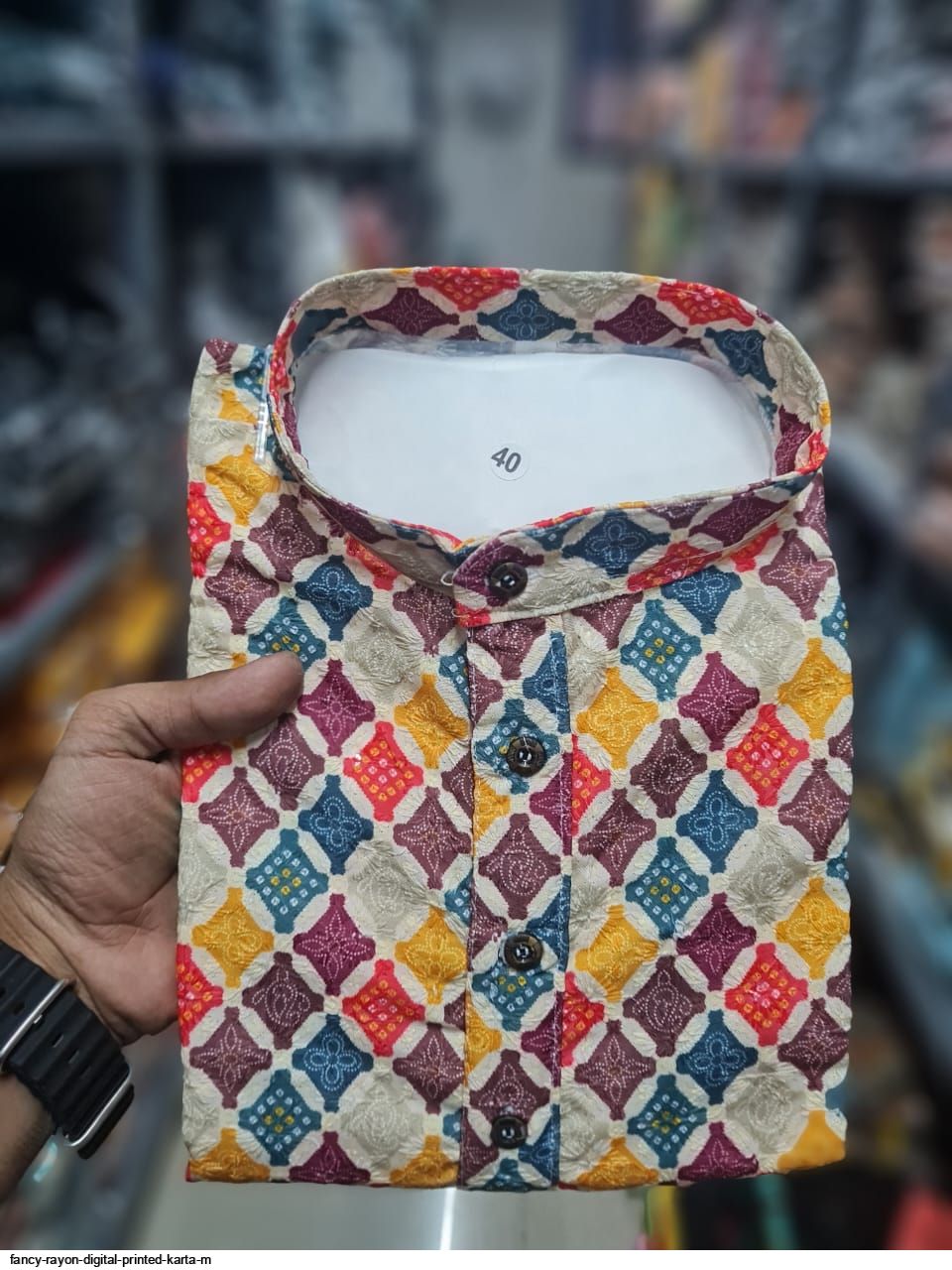 FANCY RAYON DIGITAL PRINTED KARTA M