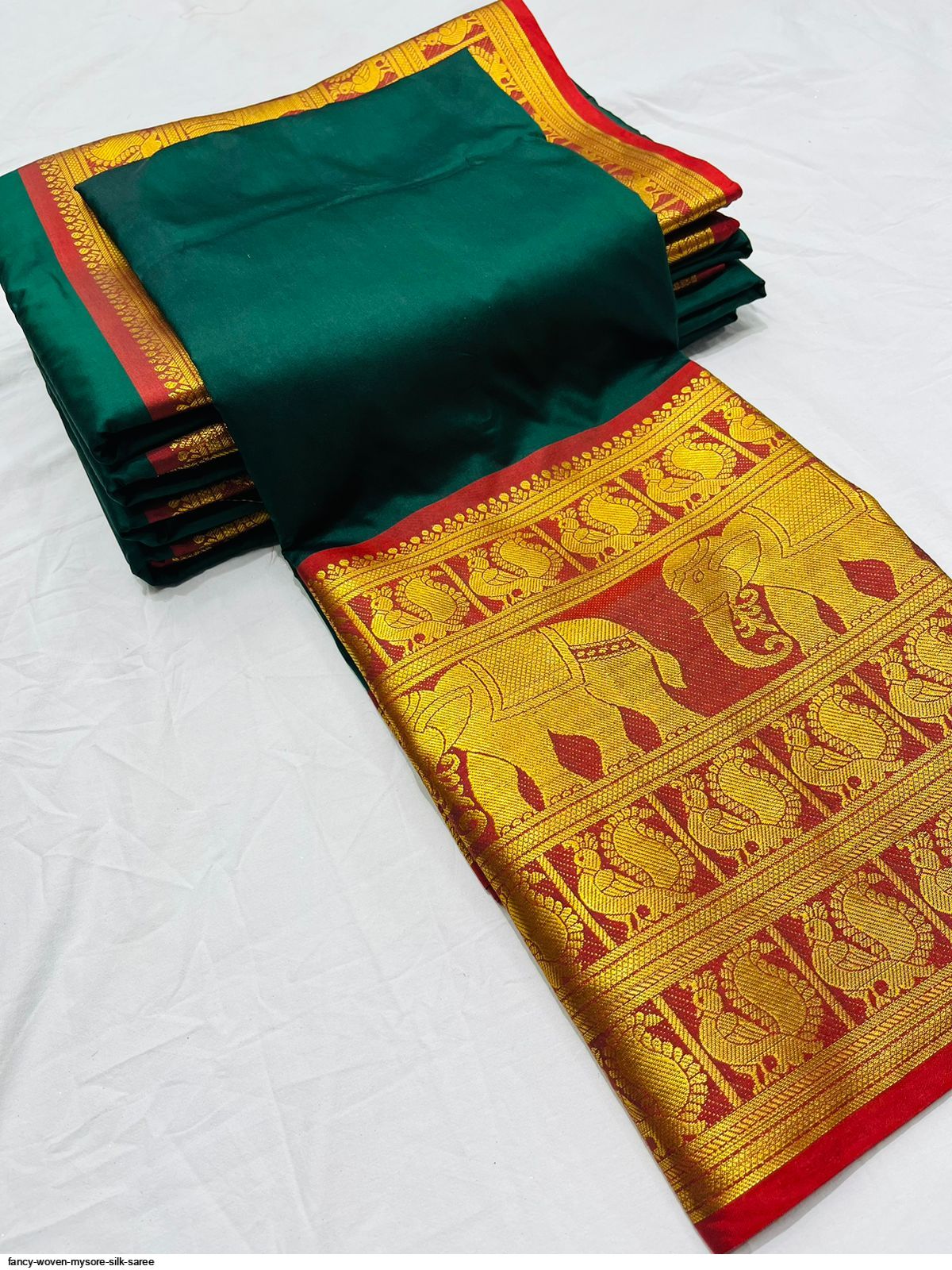FANCY WOVEN MYSORE SILK SAREE