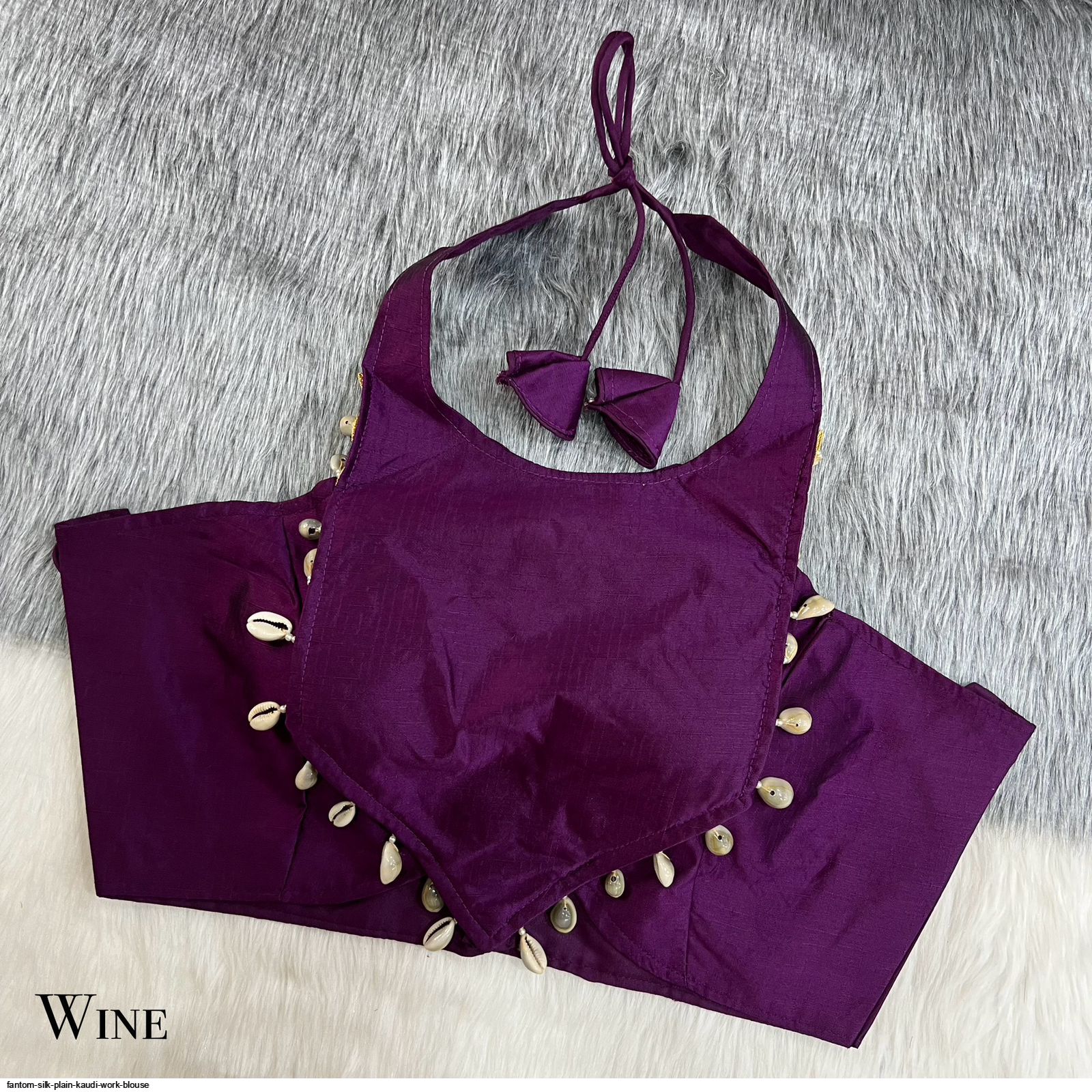 Fantom Silk PLAIN Kaudi Work BLOUSE