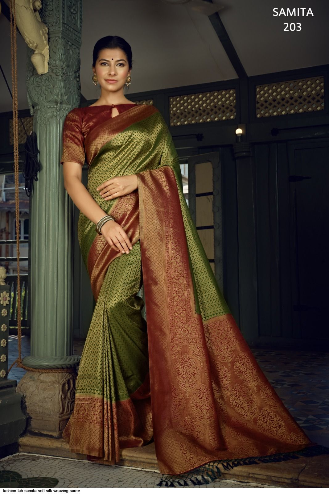 FASHION LAB SAMITA SOFT SILK WEAVING SAREE