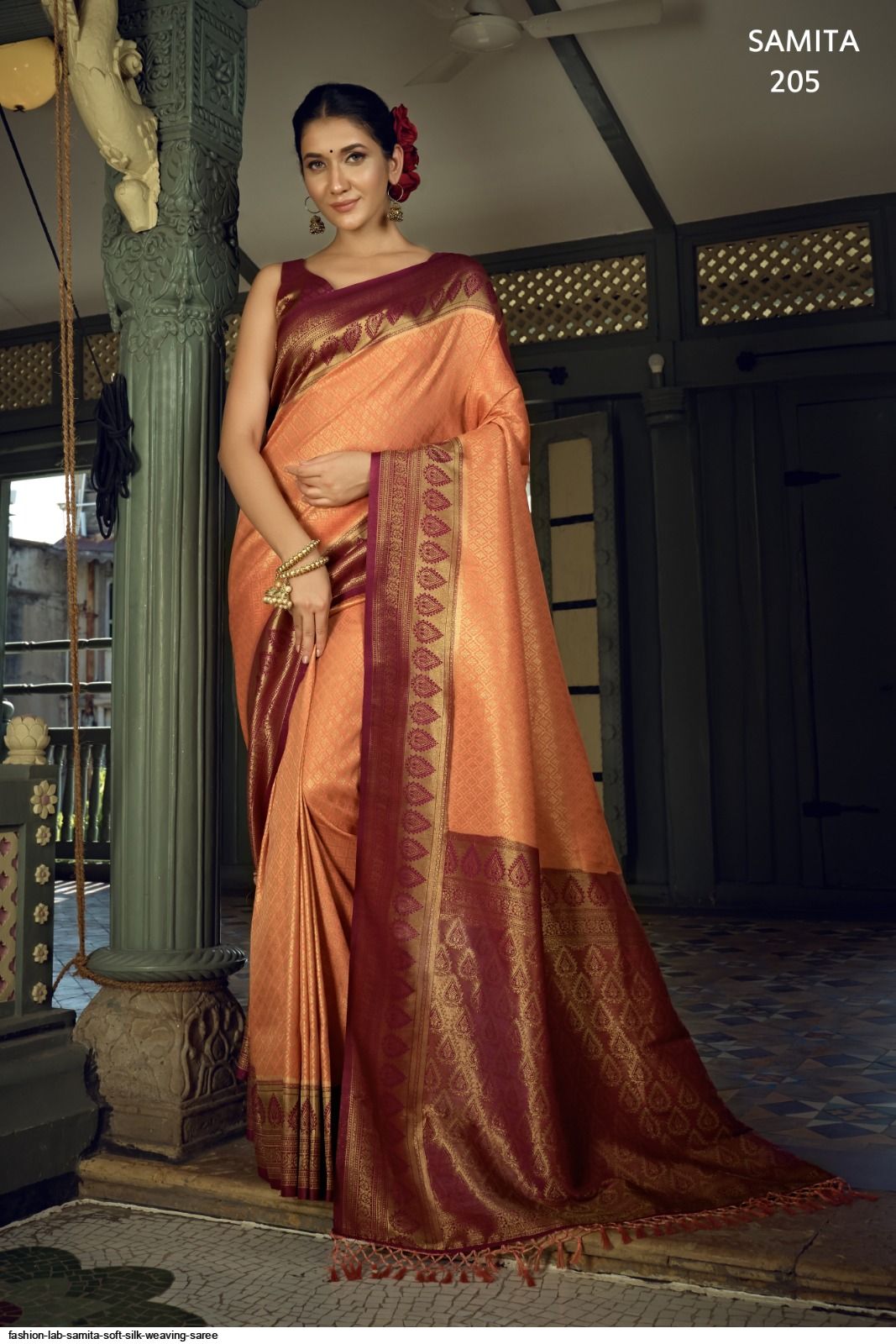 FASHION LAB SAMITA SOFT SILK WEAVING SAREE