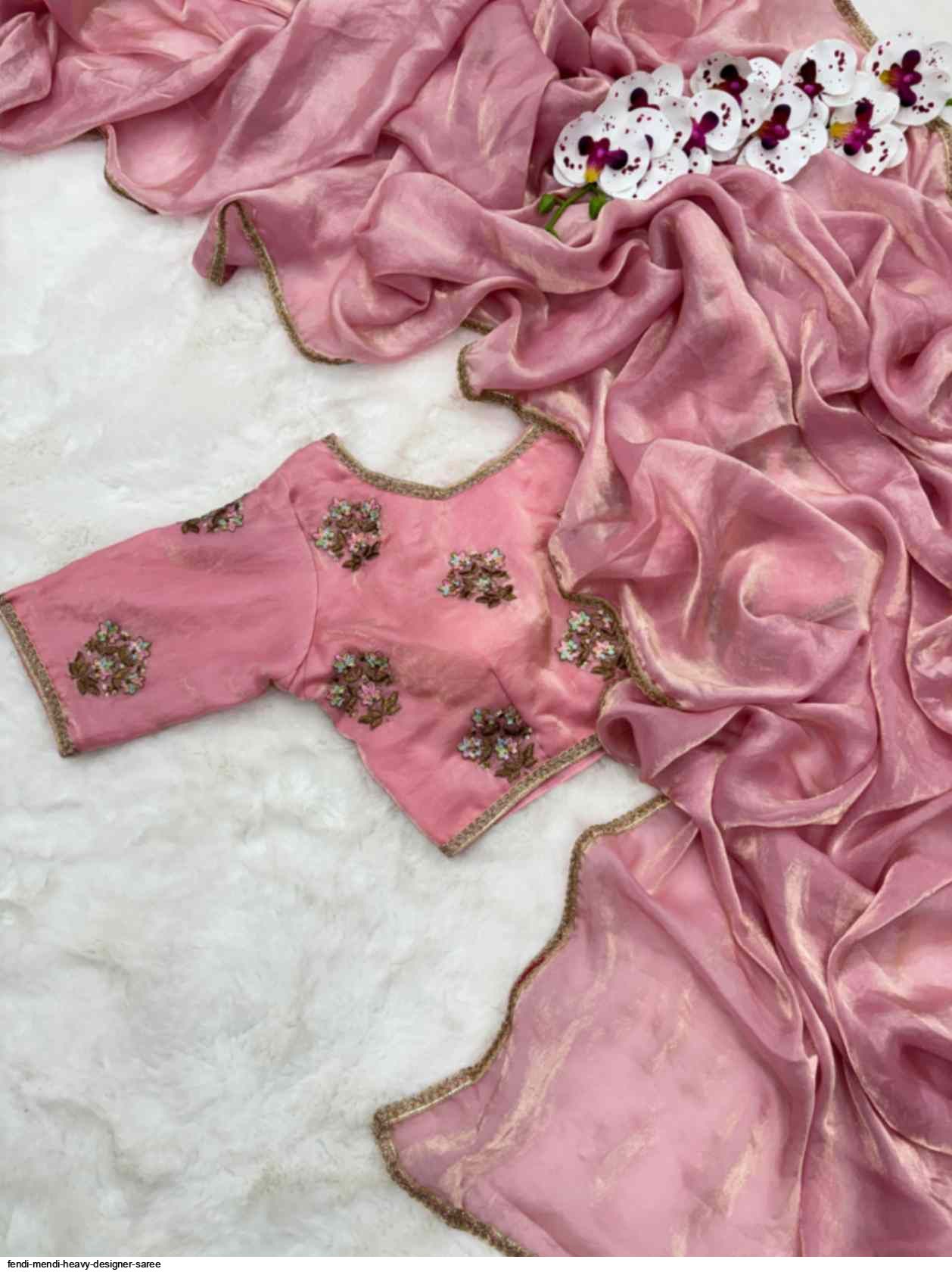 FENDI MENDI HEAVY DESIGNER SAREE