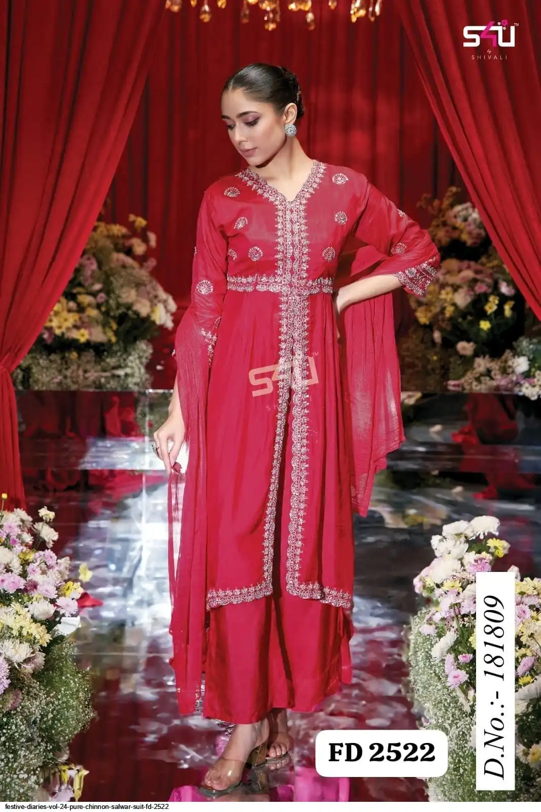 Festive Diaries Vol 24 PURE CHINNON SALWAR SUIT FD 2522