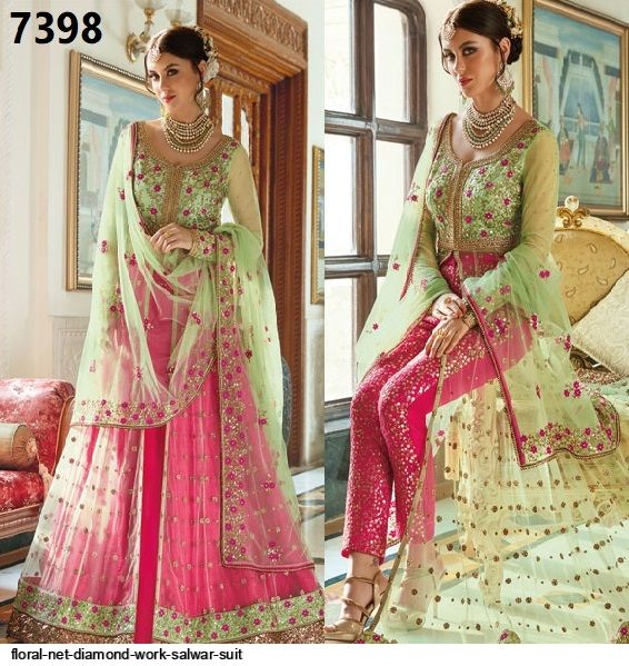 floral-net-diamond-work-salwar-suit 7398