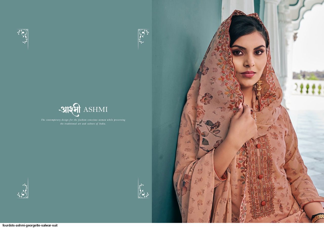 fourdots Ashmi georgette salwar suit