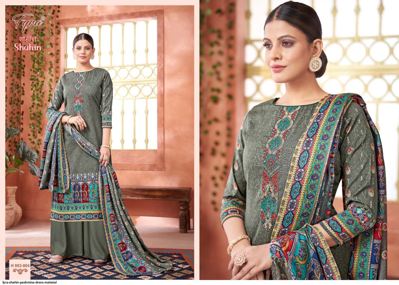 Fyra SHAHIN PASHMINA DRESS MATERIAL