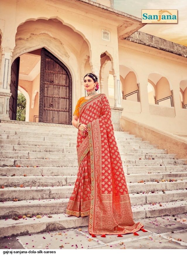 GAJRAJ SANJANA DOLA SILK SAREES