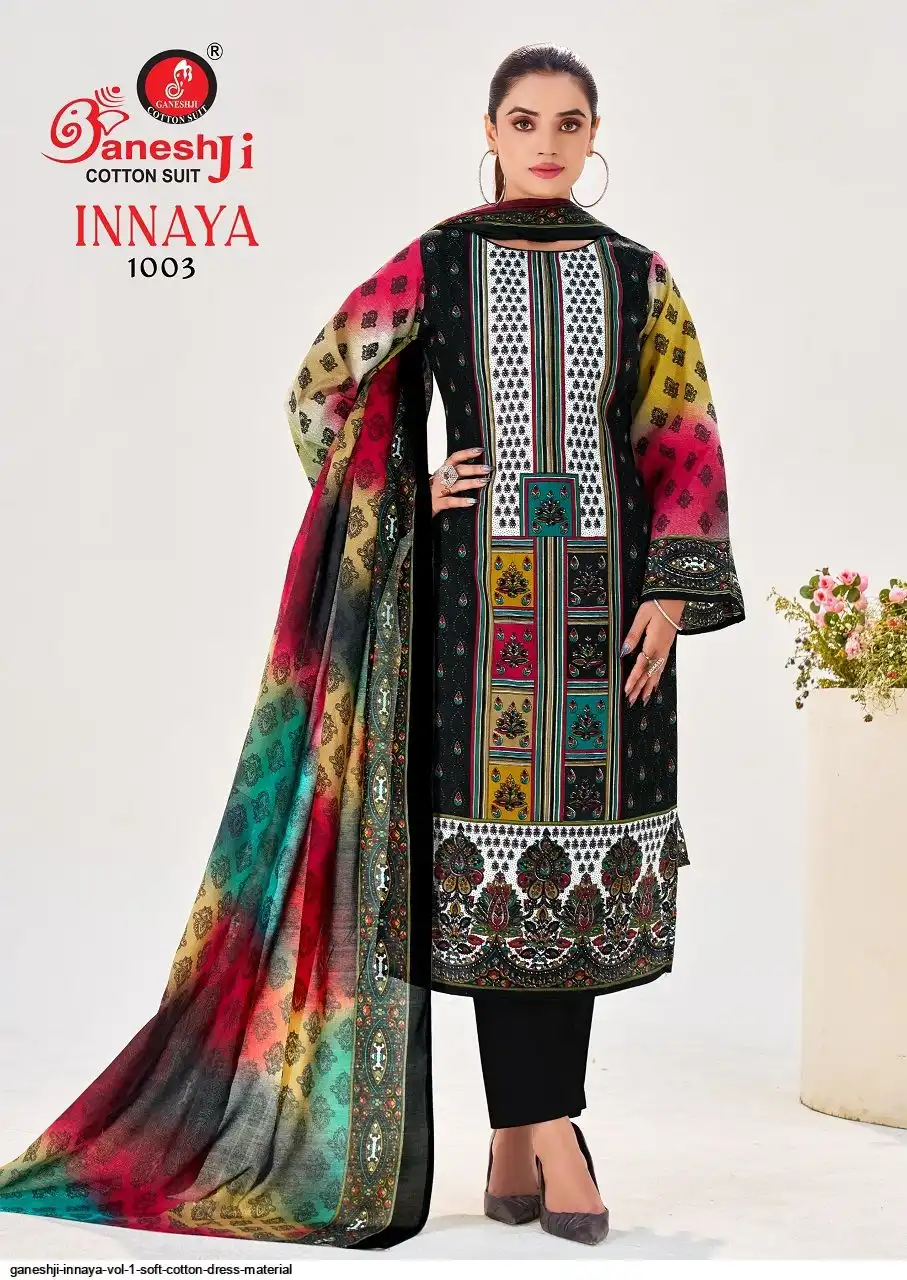 Ganeshji Innaya Vol-1 Soft Cotton DRESS MATERIAL