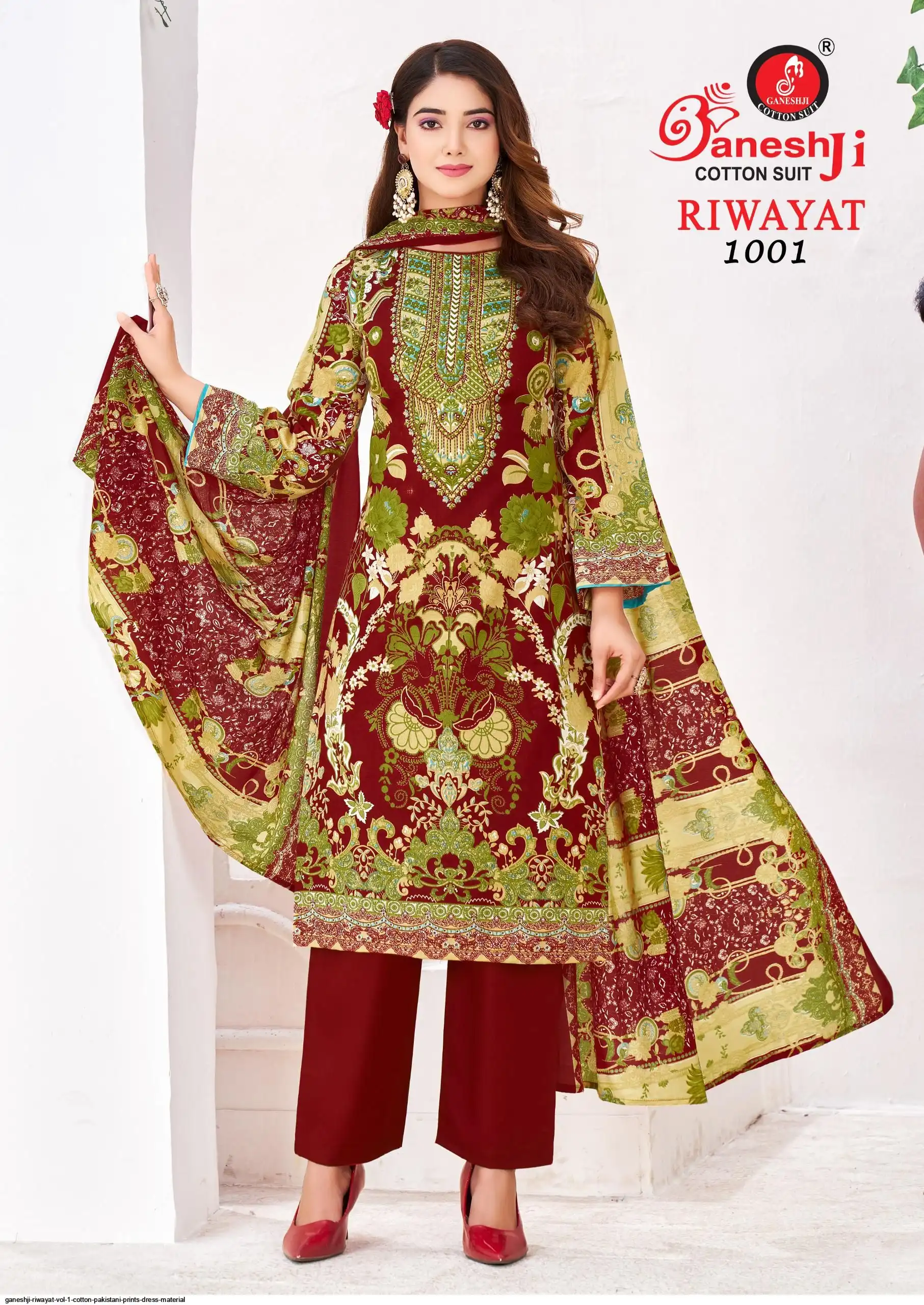 Ganeshji Riwayat Vol 1 Pakistani Cotton Dress Material