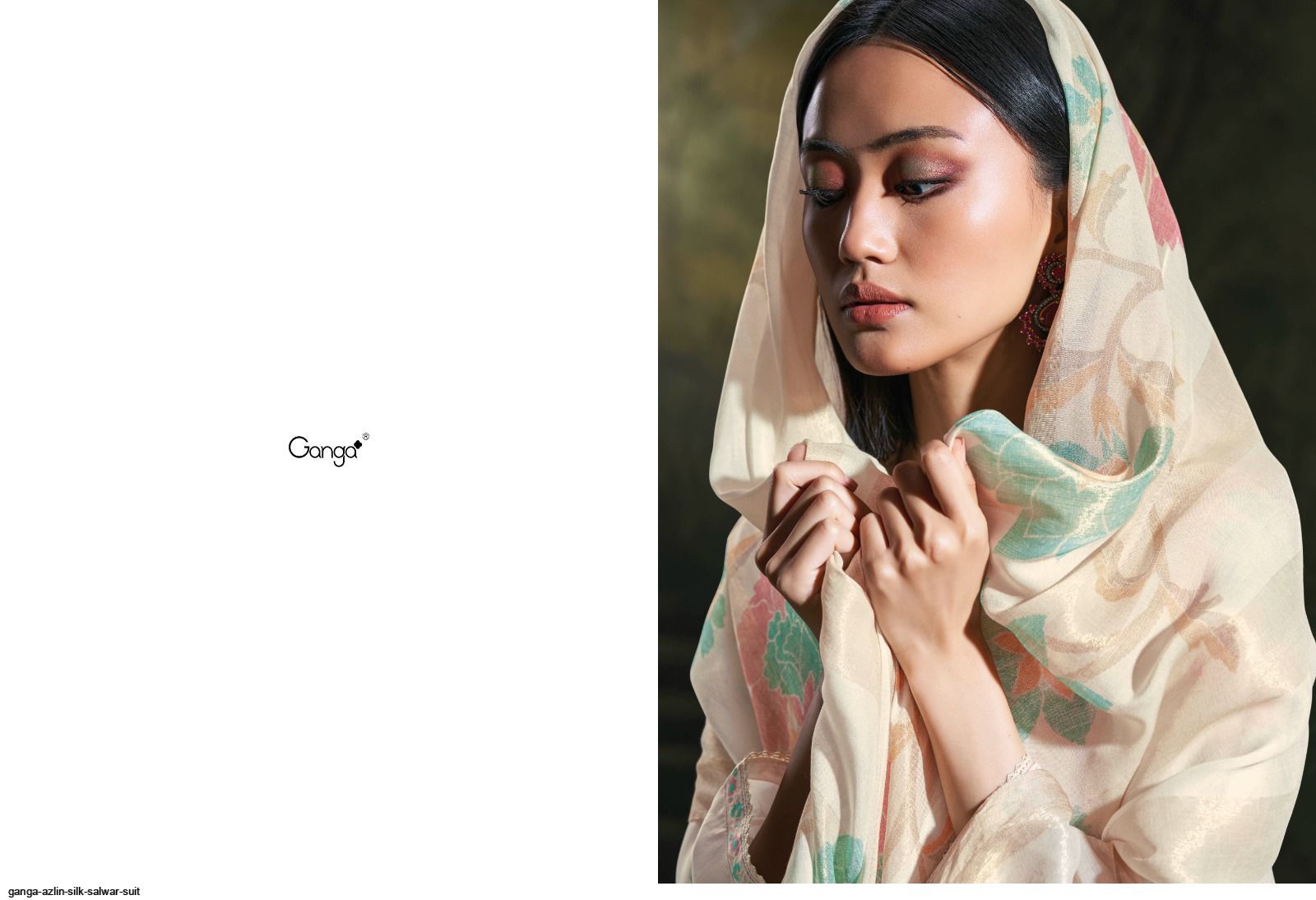 Ganga AZLIN SILK SALWAR SUIT