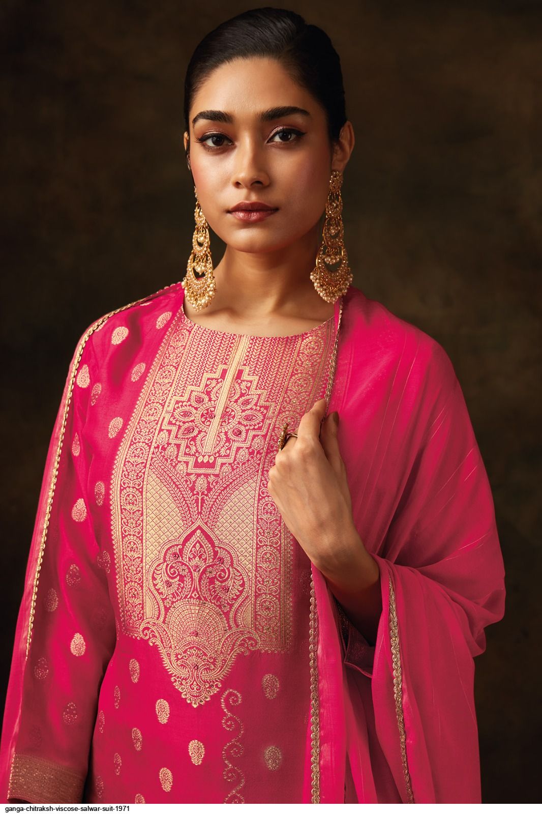 GANGA CHITRAKSH VISCOSE salwar suit 1971