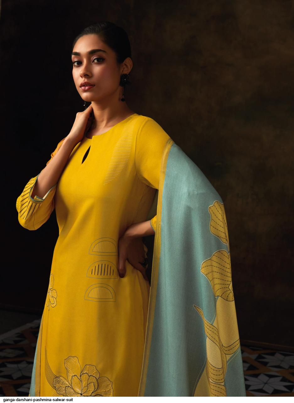 GANGA DARSHANI PASHMINA salwar suit
