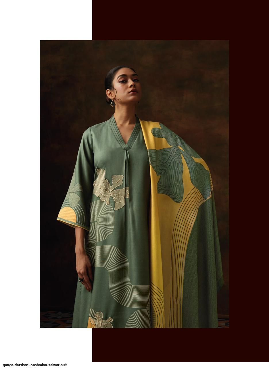 GANGA DARSHANI PASHMINA salwar suit