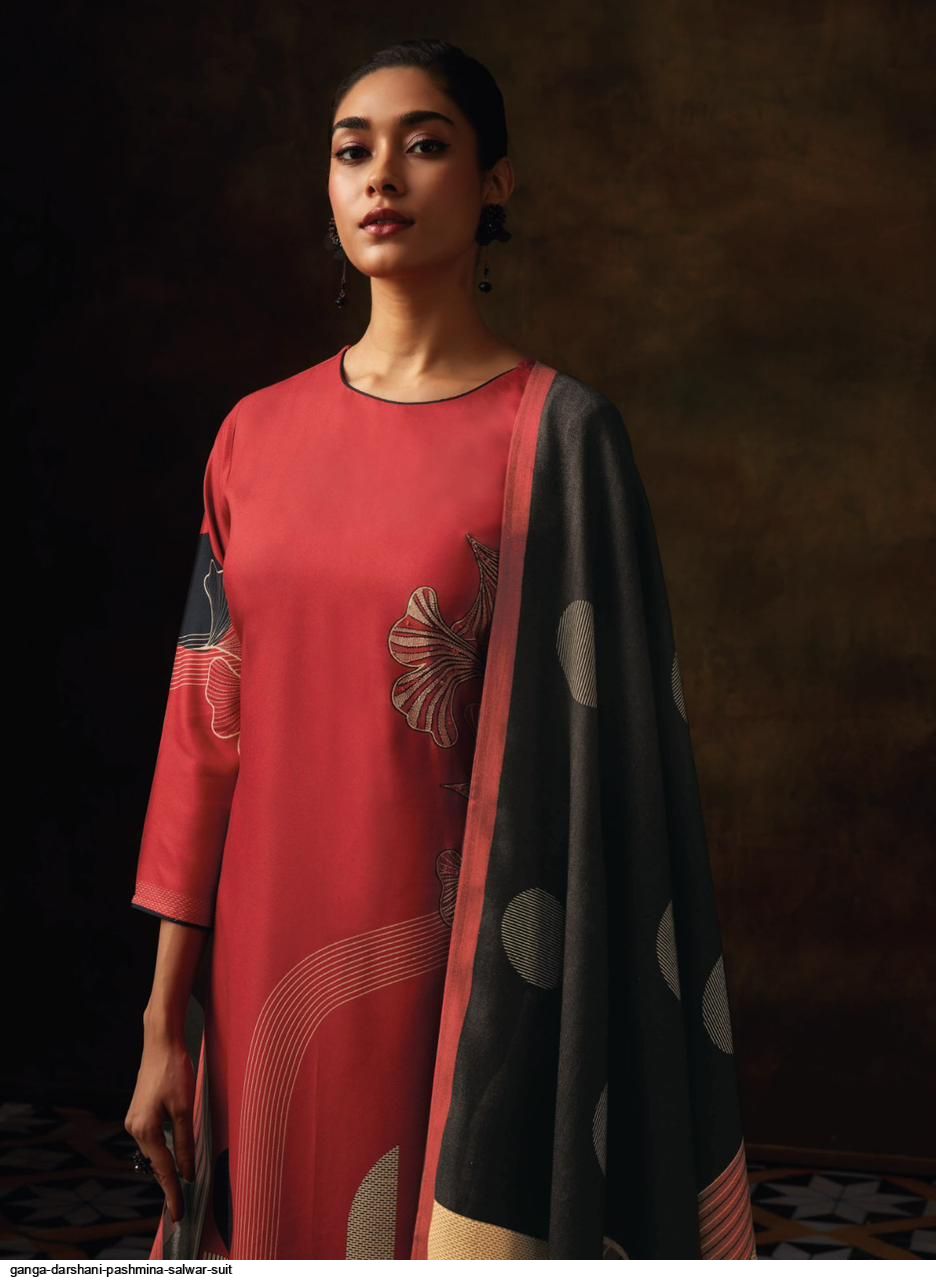 GANGA DARSHANI PASHMINA salwar suit